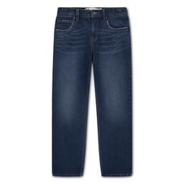 LEVI'S KIDS Jungen Stretch-Jeans "LVB STAY LOOSE TAPER JEANS", blau, Gr. 8, Denim/Jeans, Obermaterial: 68% Baumwolle, 30% Polyester, 2% Elasthan,