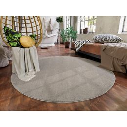 OCI DIE TEPPICHMARKE Teppich &raquo;NEW VILLA MELANGE, auch als L&auml;ufer und in Rund&laquo; rund 20 mm H&ouml;he dichter Shaggy, melierte uni Farben, robuster Hochflor, 