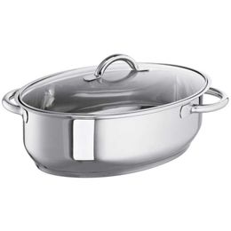 Schulte Ufer SCHULTE-UFER Br&auml;ter 1 Stk. tlg. Edelstahl silber 7 l + &Oslash; 34cm