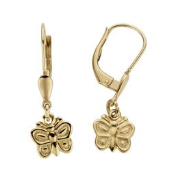 Firetti Damen Paar Ohrh&auml;nger &raquo;Schmuck Geschenk Gold 333 Ohrschmuck Patentbrisur Schmetterling&laquo; Made in Germany gold Gelbgold 333