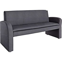 exxpo - sofa fashion Hockerbank &raquo;Cortado&laquo; hohe Bodenfreiheit, sch&ouml;ne Detailverarbeitung grau Strukturstoff (88%Polyester, 12% Nylon) mit Absatz 