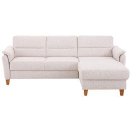 Home Affaire Ecksofa &raquo;Palmera L-Form, B: 244 cm - OTTO. Verl&auml;ssliche Qualit&auml;t.&laquo; optional Schlaffunktion & Bettkasten, Federkern beige 100% Polyester;