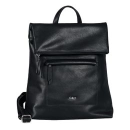Gabor Damen Rucksack &raquo;Mina&laquo; aus weichem leichten Lederimitat, l&auml;ssig im praktischen Format schwarz B/H/T: 29cm x 34cm x 13cm