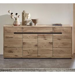 Innostyle Sideboard &raquo;BELLANO&laquo; Viking Oak Nature braun Dekorfolie, Holzwerkstoff, MDF B/H/T: 185cm x 87cm x 44cm, 3 Stk., 4 Stk.