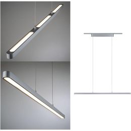Paulmann Schienensystem-Leuchten &raquo;URail Pendel Lento 1800lm 41W 2700K dimmbar 230V&laquo; LED-Modul 1 Stk. Warmwei&szlig; grau 1, H: 5cm, 1 Stk.