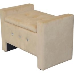 Inosign Sitztruhe 1 Stk. tlg. beige B/H/T: 75cm x 52cm x 45cm, Polyester