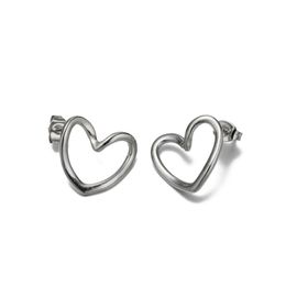 Aniston Jewelry & Watches Damen Aniston JEWELRY & WATCHES Paar Ohrstecker &raquo;Schmuck Geschenk Edelstahl Ohrschmuck Ohrringe Herz&laquo; Made in Germany silber