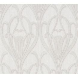 Livingwalls living walls Vliestapete &raquo;Mata Hari&laquo; Barock gemustert ornamental leicht strukturiert Ornament Tapete Barock Tapeten Wohnzimmer Schlafzimmer K&uuml;che Flur