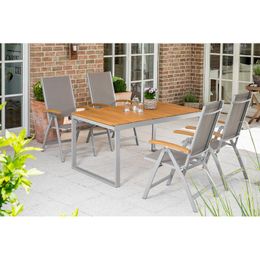 Merxx Garten-Essgruppe &raquo;Naxos&laquo; beige Obermaterial: 100% Polyester Einheitsgr&ouml;&szlig;e