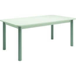 Tom Tailor HOME Esstisch &raquo;COLOR TABLE&laquo; 1 Stk. tlg. Esstisch, 4-Fu&szlig;, 3 Gr&ouml;&szlig;en, 3 Dekorfarben, 4 Fu&szlig;farben, ABS-Kante gr&uuml;n B/H/T: 180cm x 76cm x 100cm