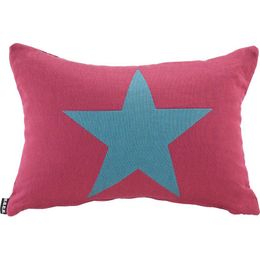 HOCK Dekokissen &raquo;Rockstar-Stern&laquo; Wendekissenh&uuml;lle mit F&uuml;llung, 1 St&uuml;ck bunt Baumwolle, Polyester B/L: 50cm x 30cm, 1 Stk.
