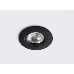 Heitronic LED Einbaustrahler &raquo;DL6809&laquo; LED-Modul 1 Stk. Warmwei&szlig; Einbaulampe, Einbauleuchte, LED-Downlight, schwenk- und dimmbar schwarz 1, &Oslash; 7,9cm H: 