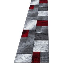 Ayyildiz Teppiche L&auml;ufer &raquo;Hawaii 1710&laquo; rechteckig handgearbeiteter Konturenschnitt, 80cm x 300cm (BxL) rot Kunstfaser B : 80cm 1 Stk., L: 300cm