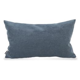 HOCK Dekokissen &raquo;Versatil Uni&laquo; Kissenh&uuml;lle mit F&uuml;llung, 1 St&uuml;ck blau Polyester B/L: 50cm x 30cm, 1 Stk.