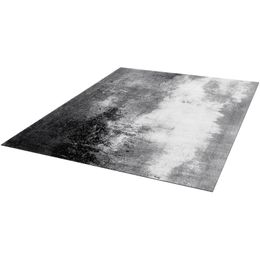 wash+dry by Kleen-Tex Teppich &raquo;Aura&laquo; rechteckig 9 mm H&ouml;he rutschhemmend, In- und Outdoor geeignet, waschbar grau Polyamid B : 140cm 1 Stk., 9mm, L: 