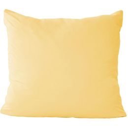 Primera Kissenbezug &raquo; Mako-Feinjersey Kissenbezug im Doppelpack&laquo; In vielen Uni-T&ouml;nen orange Feinjersey, Obermaterial: 100% Baumwolle B/L: 80cm x 80cm, 2 Stk.,