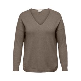 Only Carmakoma Pullover in Beige - 20% | Gr&ouml;&szlig;e S-42/44 | Damen-pullover-cardigans