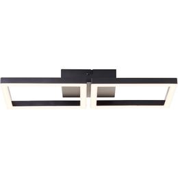 Brilliant LED Deckenleuchte &raquo;Nuvela&laquo; LED-Modul Warmwei&szlig; LED-Profilleuchte, 20 x 41 x 5 cm, 2300 lm, 3000 K, Metall, schwarz schwarz H: 4cm