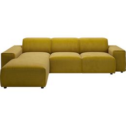 Home Affaire Ecksofa &raquo;Glimminge L-Form auch in Breitcord, Feincord + Easy care-Bezug,&laquo; Breite 264, Zierkissen gr&uuml;n 95% Polyester, 5% Nylon B/H/T: 
