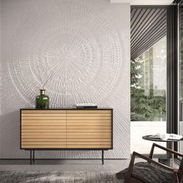 WOODMAN Schubkastenkommode &raquo;Stripe&laquo; besonderes Design, 6 Schubladen, Breite 140 cm, FSC schwarz FSC -zertifiziertes teilmassives Holz B/H/T: 140cm x 84cm x 