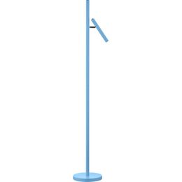 HELL h&ouml;llisch gutes Licht LED Stehlampe &raquo;STREAK-B&laquo; LED-Modul 1 Stk. Warmwei&szlig; Tastdimmer blau 1, &Oslash; 22cm H: 134cm, 1 Stk.