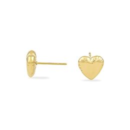 Copenhagen Studios Damen Paar Ohrstecker &raquo;Schmuck Geschenk Edelstahl Ohrring Balloon Hearts&laquo; gold Edelstahl
