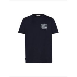 Icebreaker Performance Shirt 'Tech Lite Evolving Layers' male size XL Navy / Light grey
