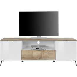 Home Affaire Lowboard &raquo;CASANOVATV-Board, TV-Schrank&laquo; Breite ca. 180 cm wei&szlig; B/H/T: 180cm x 60cm x 40cm, 1 Stk., 2 Stk.