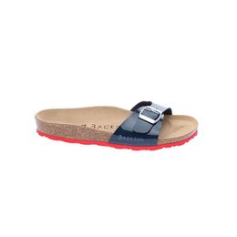 BACKSUN Pantoletten "Paris" in Dunkelblau - 60% | Gr&ouml;&szlig;e 41 | Damen-pantoletten