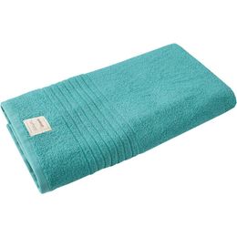 Dyckhoff Badetuch &raquo;Nature&laquo; blau Frottier, Obermaterial: 100% Baumwolle B/L: 70cmx200cm, 1 Stk., Frottier
