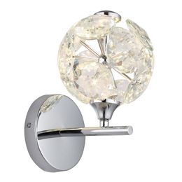Globo LIGHTING Wandleuchte &raquo;VIRINA&laquo; LED-Modul 1 Stk. Warmwei&szlig; Wandlampe Wand Wohnzimmer Flur Wandbeleuchtung H: 24cm, 1 Stk.