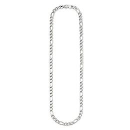 Bruno Banani Herren Edelstahlkette &raquo;Schmuck Geschenk Halskette Figarokette Silber&laquo; silber 50, Edelstahl, L: 50 B: 6,7mm