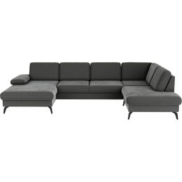 Sit & More sit&more Wohnlandschaft &raquo;Morris Jubi&laquo; wahlweise mit Armteilverstellung, Schlaffunktion & Bettkasten braun 95% Polyester 5% Polyamid B/H/T: 335cm x 