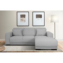 OTTO home Ecksofa &raquo;BORNHOLM L-Form, B: 234 cm - OTTO. Verl&auml;ssliche Qualit&auml;t.&laquo; Recamiere links oder rechts bestellbar, Wellenfederung, inkl. 2 Kissen 