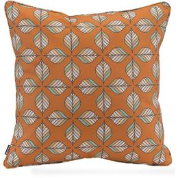 HOCK Dekokissen &raquo;Botanic&laquo; tropische Muster, retro, inkl. F&uuml;llung, Bezug mit Rei&szlig;verschluss beige Obermaterial: 100% Baumwolle. F&uuml;llung: 100% Polyester B/L: