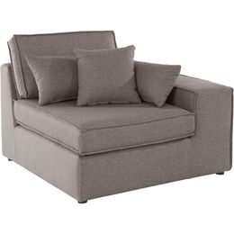 OTTO home Sofaelement &raquo;Florid&laquo; als Teil eines Modulsofas,, fester Sitzkomfort, auch in Cord beige Baumwollmix (60% Baumwolle/40% Leinen);Struktur fein