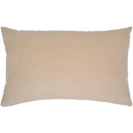 Pad Dekokissen &raquo;CASUAL&laquo; Made in Europe beige Polyacryl, Polyester B/L: 35cm x 60cm, 1 Stk.