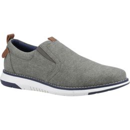 Hush Puppies Benny Leinwand Herren Khaki Slipper