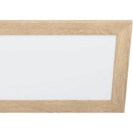 Eglo Deckenleuchte &raquo;PIGLIONASSO&laquo; LED-Modul 1 Stk. Neutralwei&szlig; Deckenleuchte Holz, Kunststoff - 32W - Neutralwei&szlig; wei&szlig; H: 5,5cm, 1 Stk.