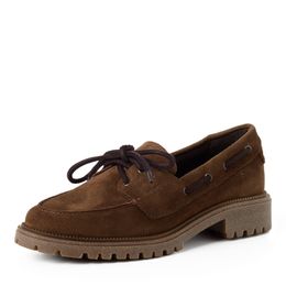 Tamaris Schn&uuml;rschuh Damen Gr&ouml;&szlig;e 38 kastanienbraun Sommerschuhe