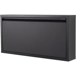 SPINDER DESIGN Schuhschrank &raquo;Billi Schuhklapper&laquo; Metall, Breite 75 cm schwarz Metall B/H/T: 75cm x 37,5cm x 12,5cm, T&uuml;ren: 1 Stk.