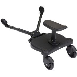 fillikid Buggyboard &raquo;Mitfahrbrett Basic inkl. Sitz&laquo; f&uuml;r Kinderwagen schwarz Einheitsgr&ouml;&szlig;e Buggyboard
