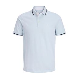 Jack & Jones Plus Jack & Jones Plus Poloshirt 'JJEPaulos' Herren Gr&ouml;&szlig;e 5XL pastellblau