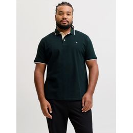 Jack & Jones Plus Jack & Jones Plus Poloshirt 'JJEPAULOS' Herren Gr&ouml;&szlig;e 4XL tanne