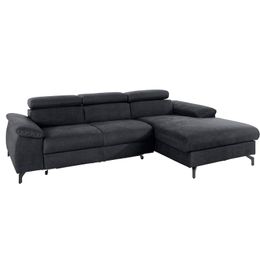 COTTA Ecksofa &raquo;Kitty L-Form, B: 242 cm&laquo; mit Kopfteilverstellung, optional Schlaffunktion & Bettkasten Microfaser (100% Polyester);Flachgewebe (100% 