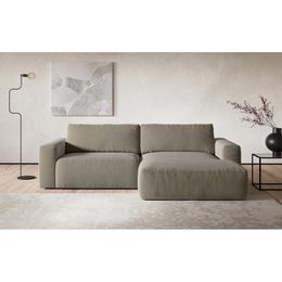 COTTA Ecksofa &raquo;Lasso L-Form, B: 288 cm, XL Sofa, Top Modern&laquo; XL Recamiere B:114 cm, bequeme Wellenunterfederung, viele Stoffe B/H/T: 288cm, Chenille, 