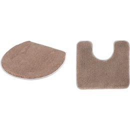 Kleine Wolke Badematte &raquo;RELAX, Badvorleger, Badezimmer Teppich&laquo; H&ouml;he 30 mm rutschhemmend beschichtet fu&szlig;bodenheizungsgeeignet Badteppich, meliert, rechteckig, rund
