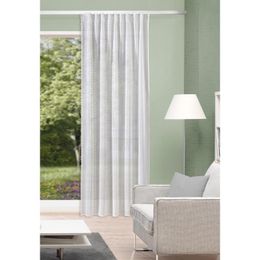 Home Wohnideen Gardine &raquo;NIKA&laquo; Multifunktionsband 1 Stk. tlg. Kombibandschal,Leinenstruktur,Scherli beige Polyester 245cm, Multifunktionsband, 135cm