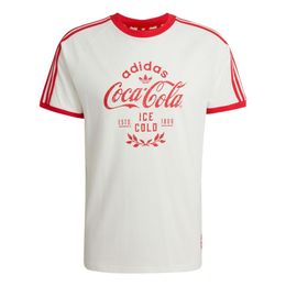 ADIDAS ORIGINALS Shirt 'Coca Cola Classic' male size L Red / White