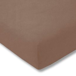Estella Spannbettlaken &raquo;Samt Velours Spannbetttuch&laquo; Rundumgummi grau Nicki, Obermaterial: 80% Baumwolle, 20% Polyester B/L: 200cm x 200cm, 1 Stk., Nicki, 